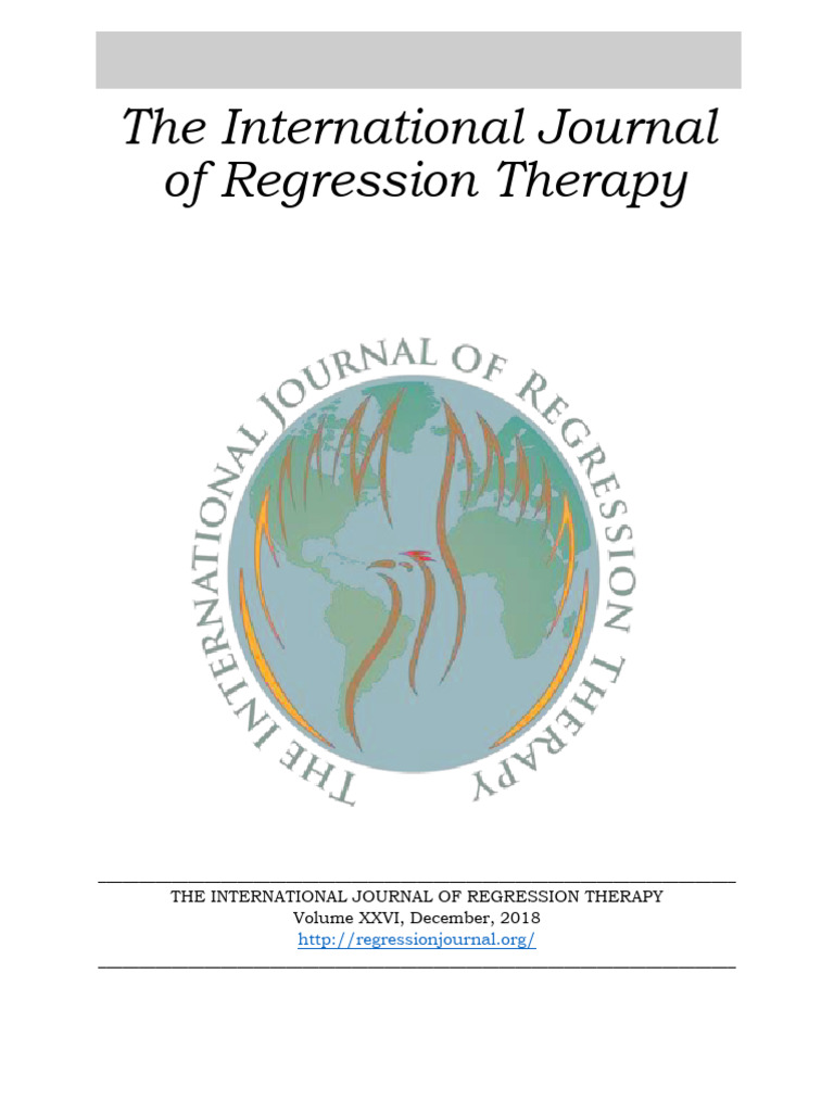 The International Journal of Regression Therapy | PDF | Diagnostic And ...