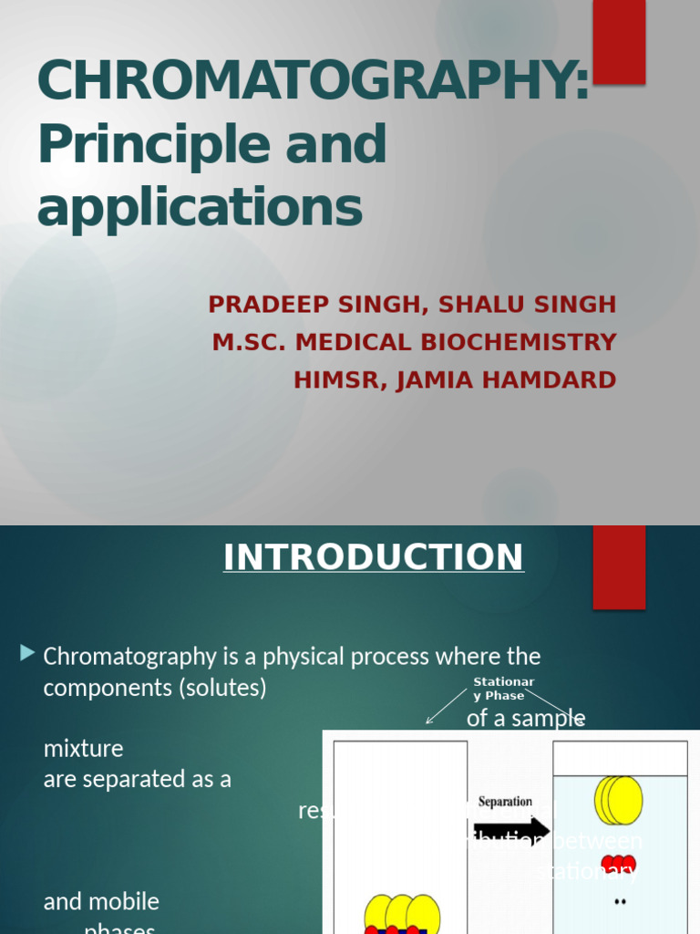 Father of Chromatography: Tswet's Legacy | PDF | Chromatography | Thin ...