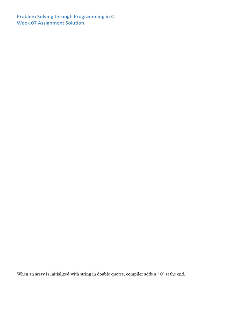 Assignment7 July 2024 | PDF | Computer Programming | Software Engineering