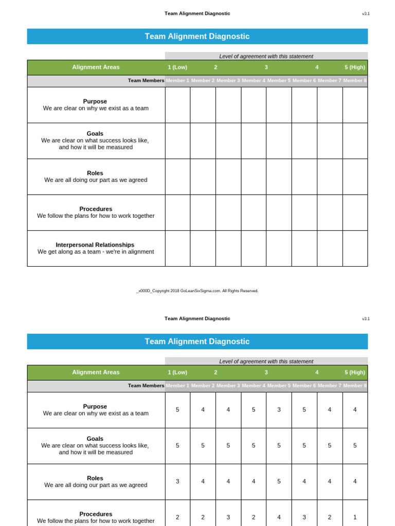 Team-Alignment-Diagnostic v3.1 | PDF