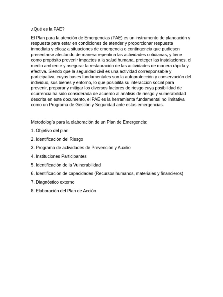 Qué Es La PAE | PDF | Ciencias sociales | Relaciones personales ...