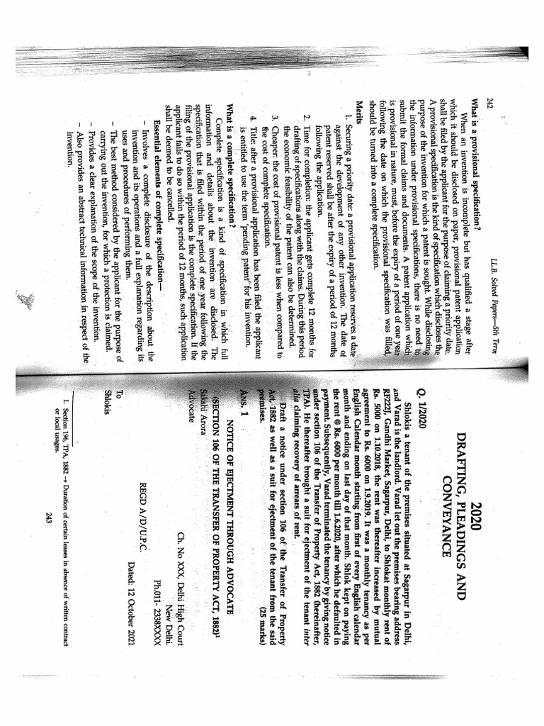 04 Drafting Pyq | PDF