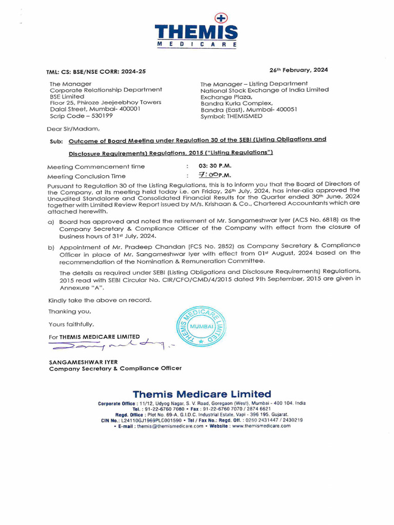 TML Financial Results 30.06.2024 | PDF | Expense | Inventory