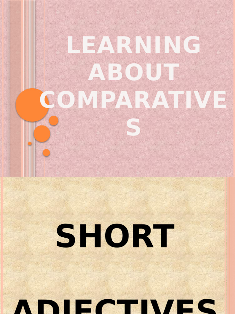 Comparatives | PDF