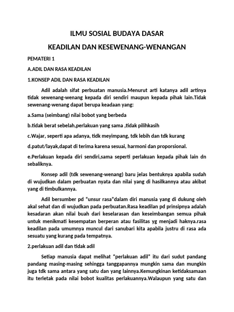 Ilmu Sosial Budaya Dasar | PDF | Pengembangan Diri