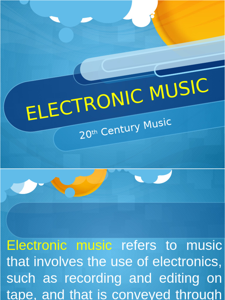 History of Electronic Music | PDF