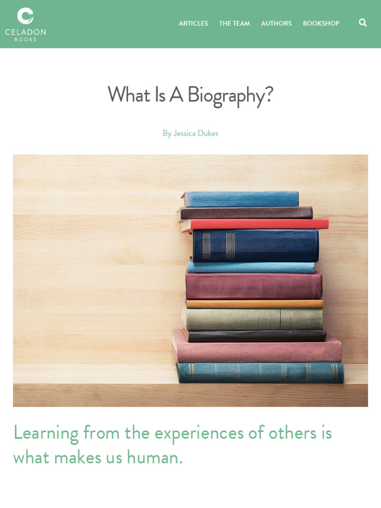 Biography | PDF | Biography