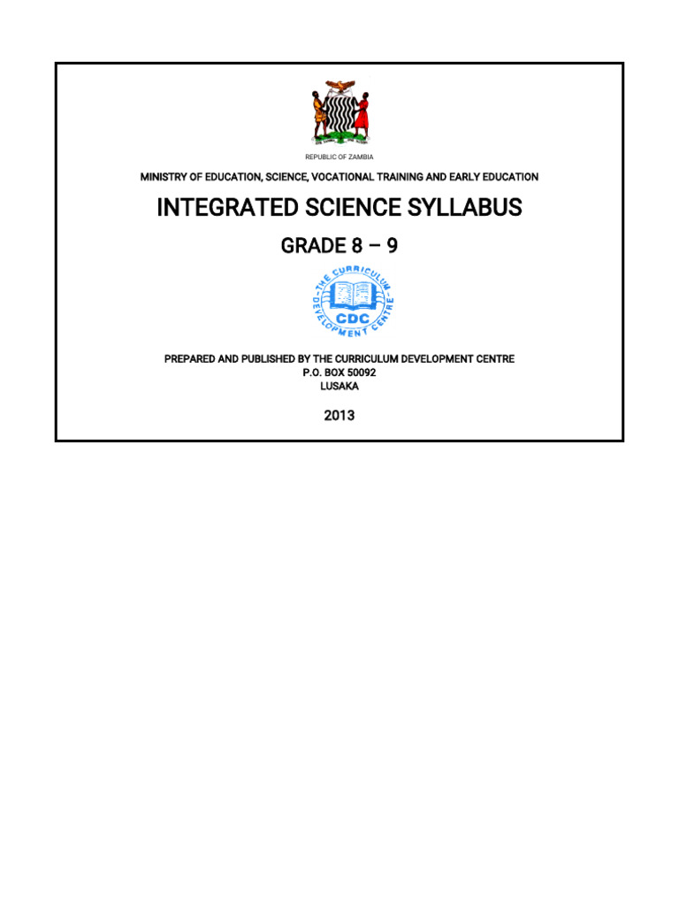 Intergrated Science 8 - 9 | PDF
