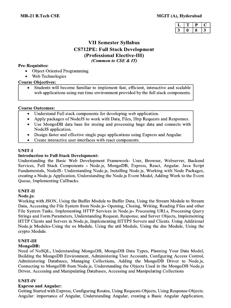 Full Stack Theory | PDF