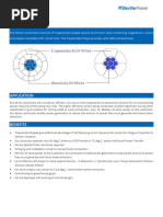 ACSR Drake Conductor Specifications | PDF | Wire | Electromagnetism