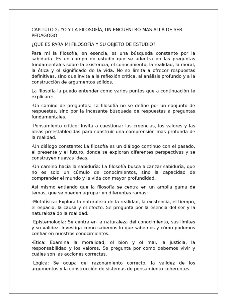 Capitulo 2 Libro | PDF | Pedagogía | Pensamiento