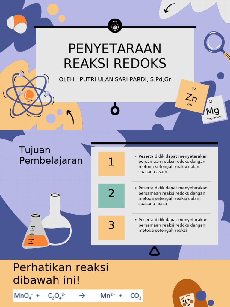 PENYETARAAN REAKSI REDOKS (Autosaved) | PDF