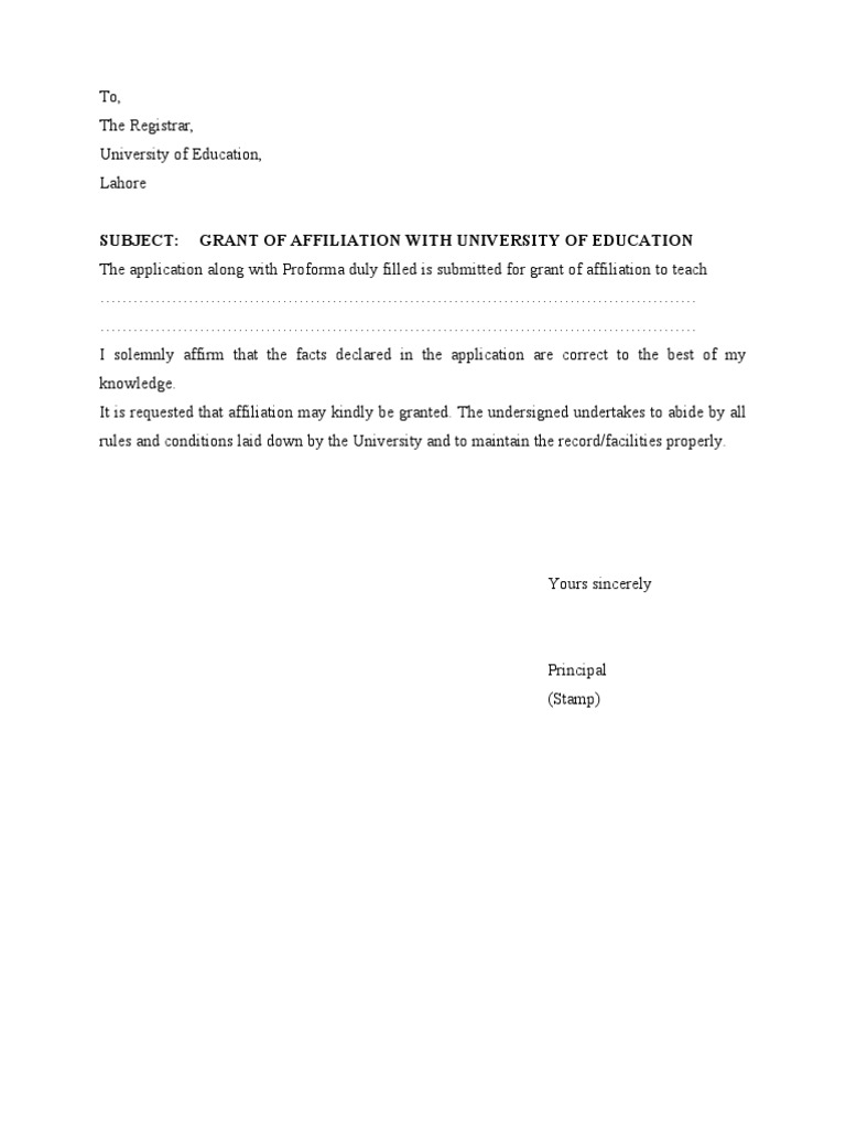 College Affiliation Form | PDF | Fee | Libraries