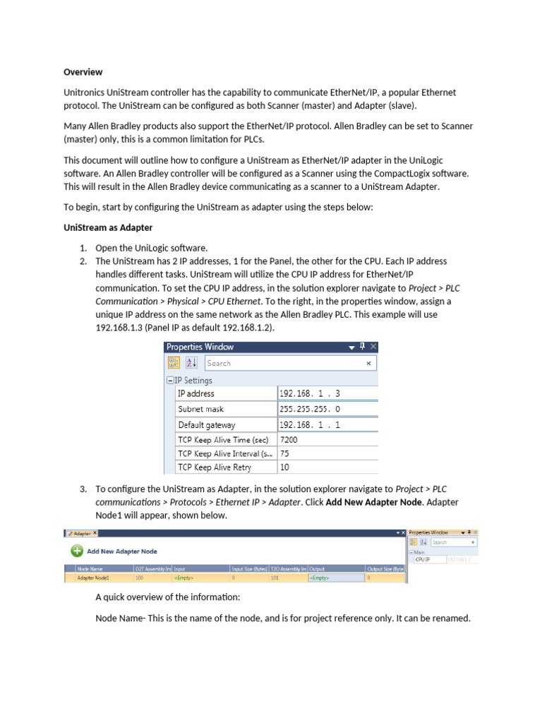 EIP With Allen Bradley | PDF | Programmable Logic Controller | Internet Protocols