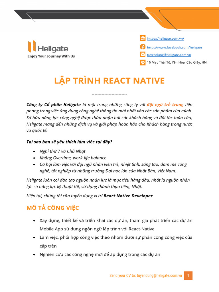 HELIGATE-JD-React-Native | PDF