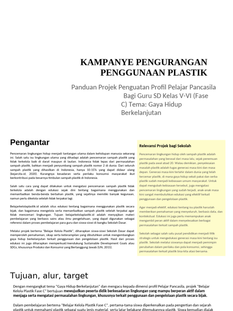 Elemen Visual untuk Poster Lingkungan | PDF | Karier & Perkembangan