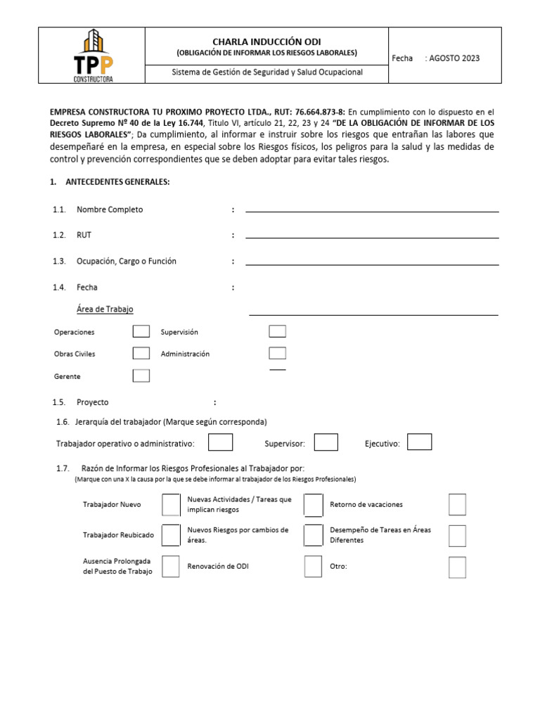 Odi General | PDF | Seguridad y salud ocupacional | Ultravioleta