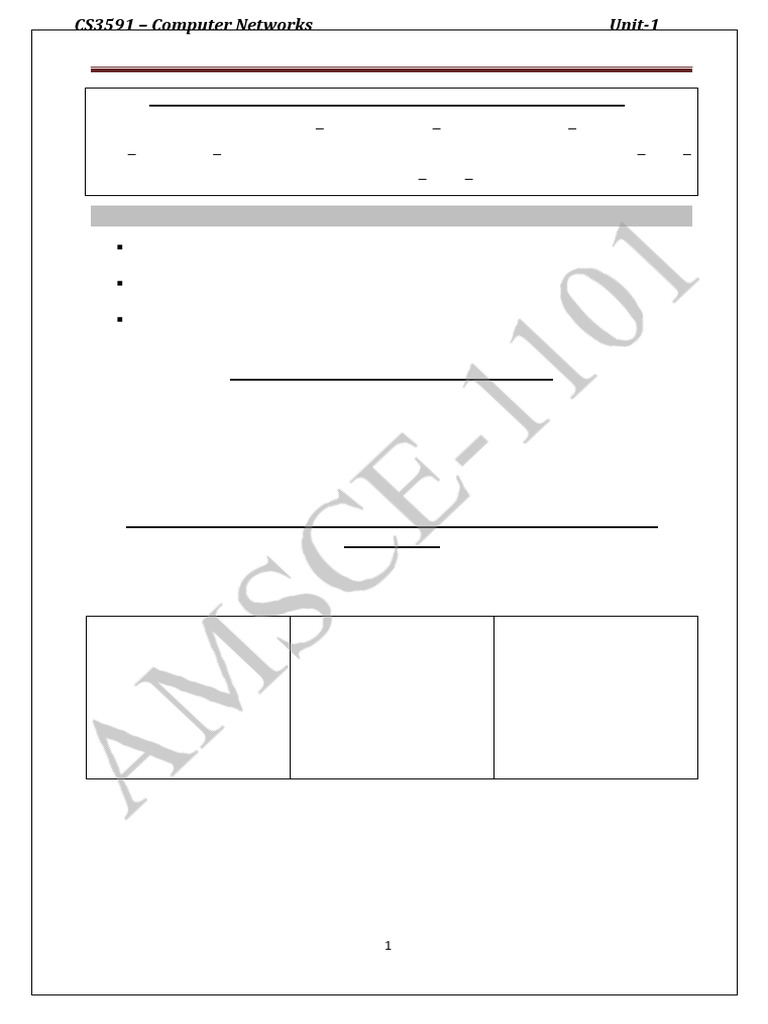 Cs3591- Cn Notes | PDF | Http Cookie | Internet Protocol Suite Cs3591- Cn Notes | PDF | Http Cookie | Internet Protocol Suite