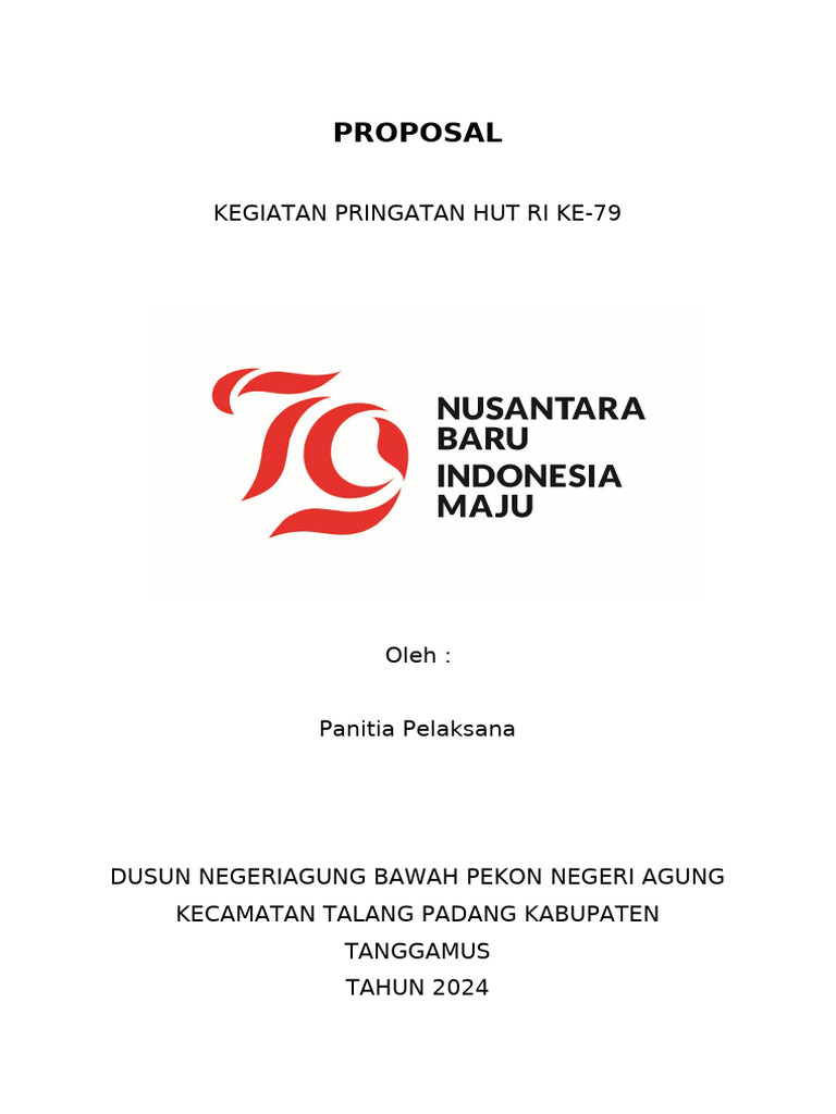 Proposal Hut Ri | PDF