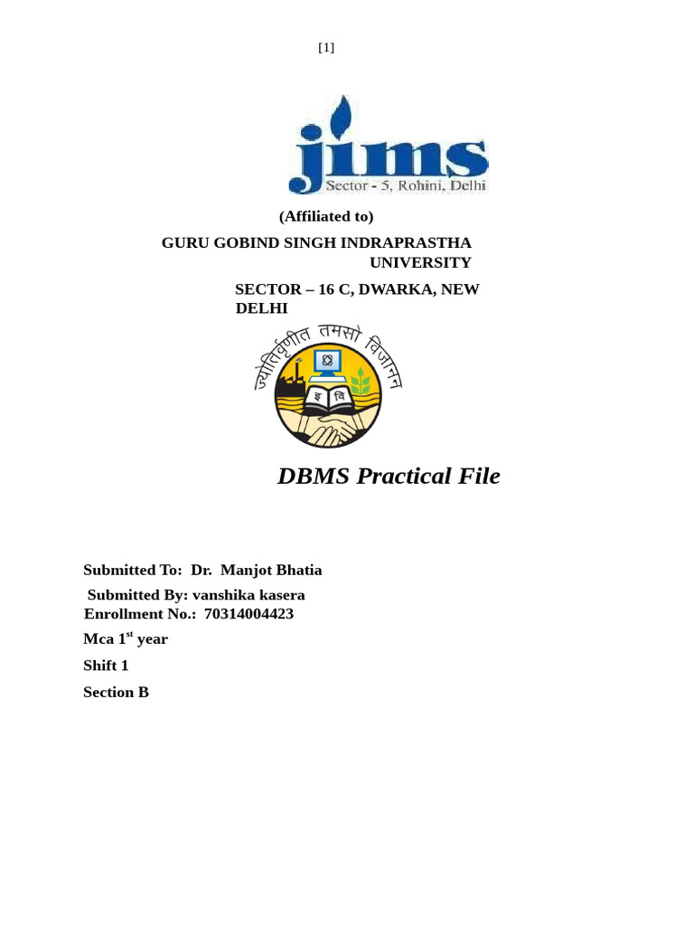 DBMS LAB IPU Assi. | PDF | Salary | Labor