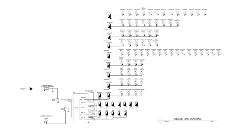 Industrial Single Line Diagram | PDF