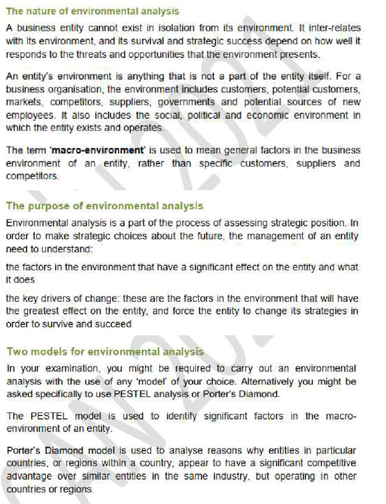 Environmental Analysis | PDF