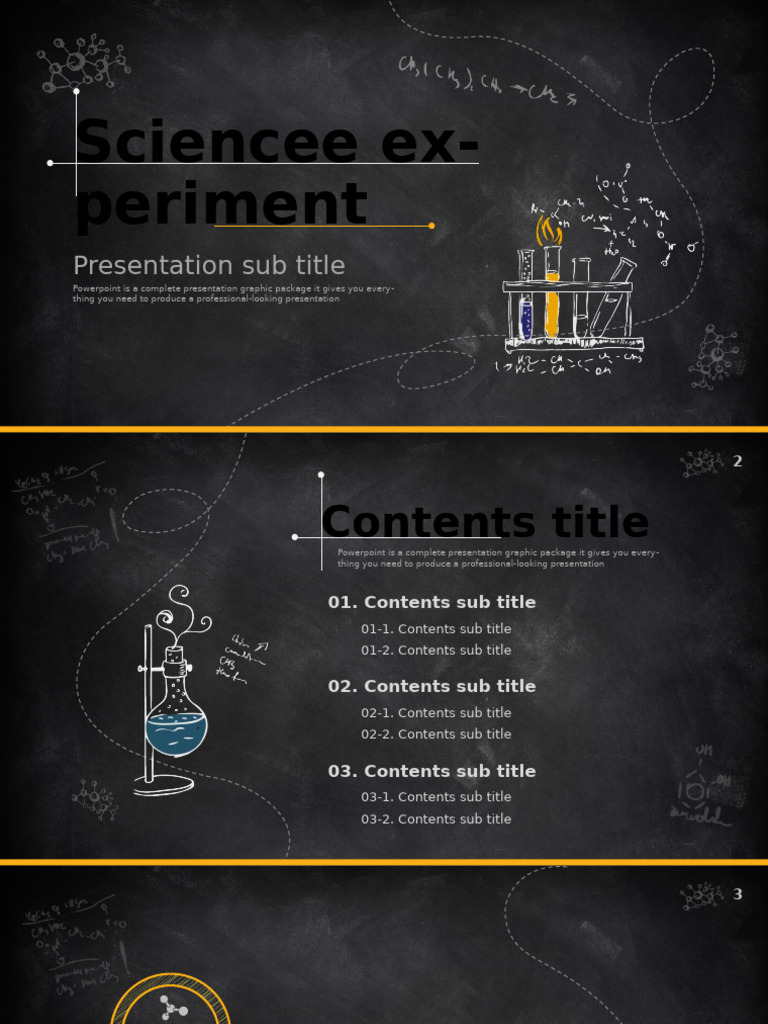 Sciencee Experiment PowerPoint Templates | PDF | Infographics ...