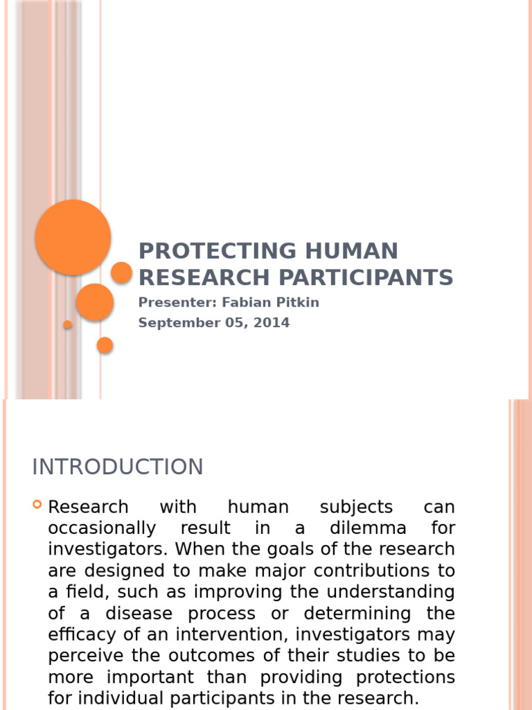 Protecting Human Research Participants | PDF | Institutional Review Board
