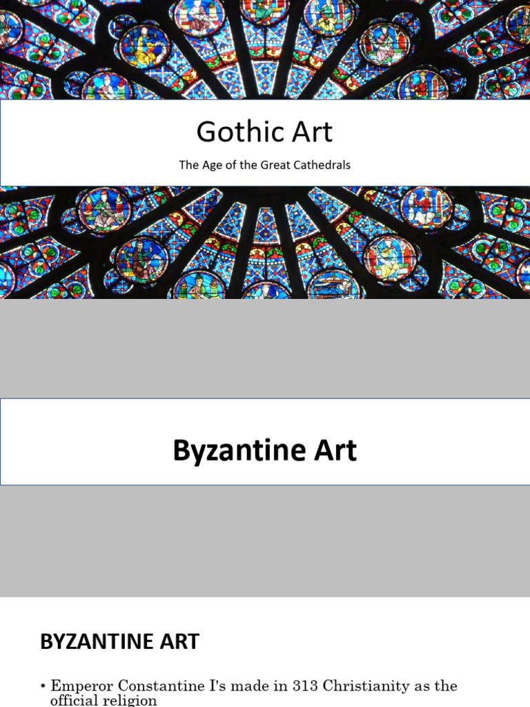 Week 1- Gothic Art and Architecture | PDF | Gothic Architecture | Vault ...