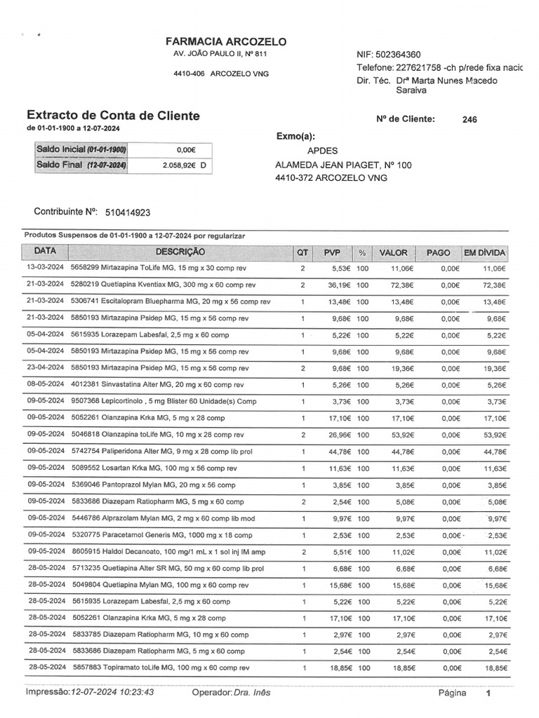 Extrato | PDF