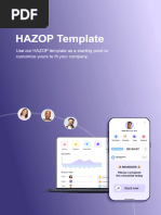 Hazard and Operability HAZOP Study Worksheet Template | PDF