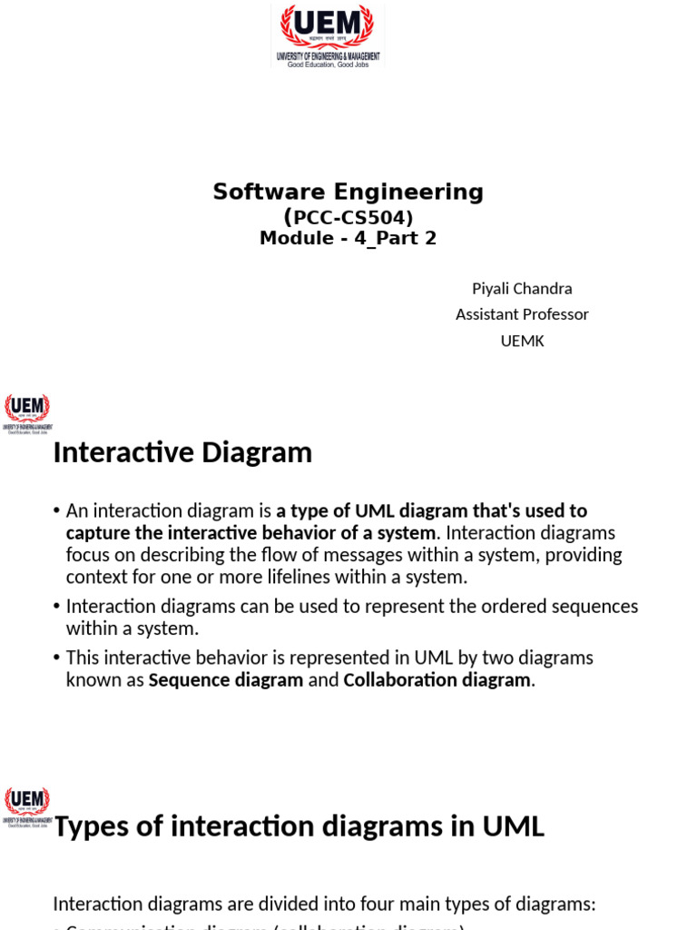SE InteractiveDiagram Module 4 | PDF | Unified Modeling Language | Software Engineering
