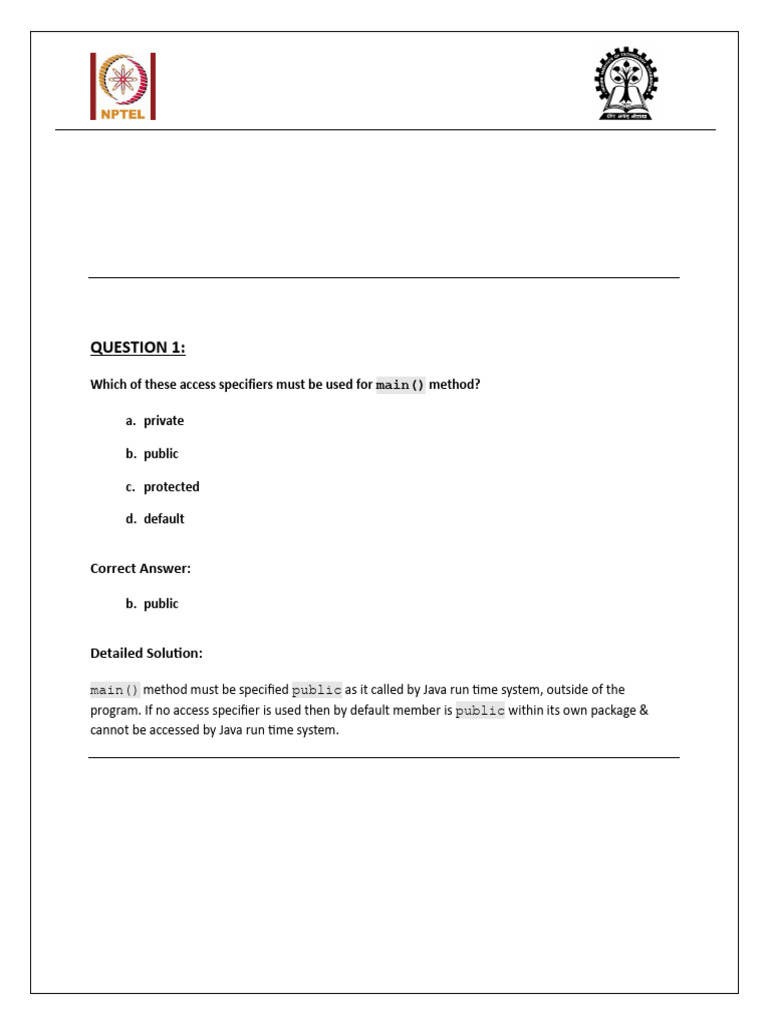 Week 04 Assignment Solution Pdf Class Computer Programming 9877