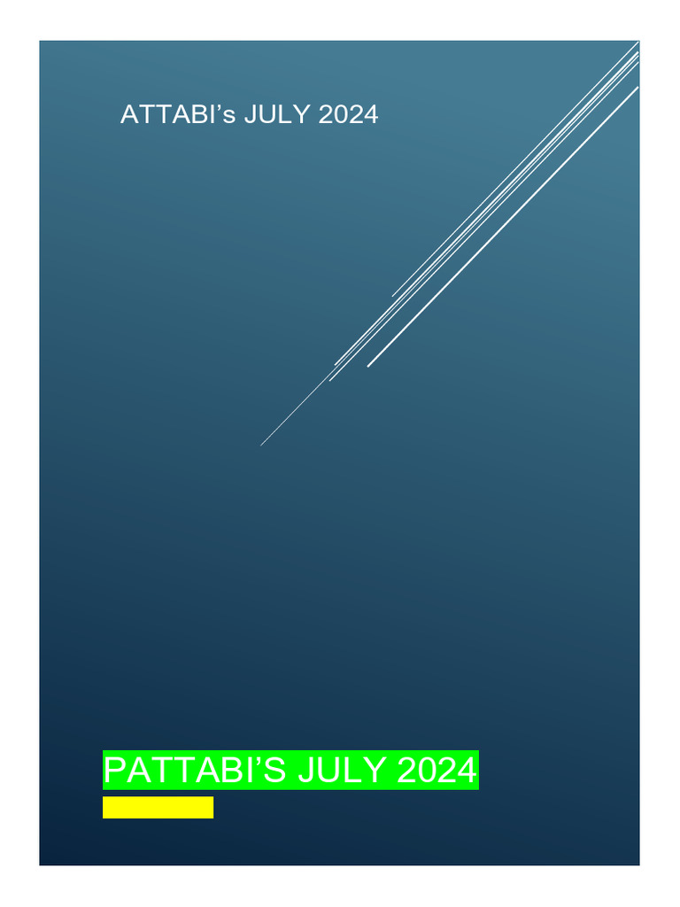 July 2024 FB Posts | PDF