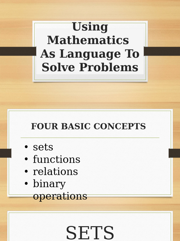 OPERATION On Sets | PDF | Set (Mathematics) | Function (Mathematics)