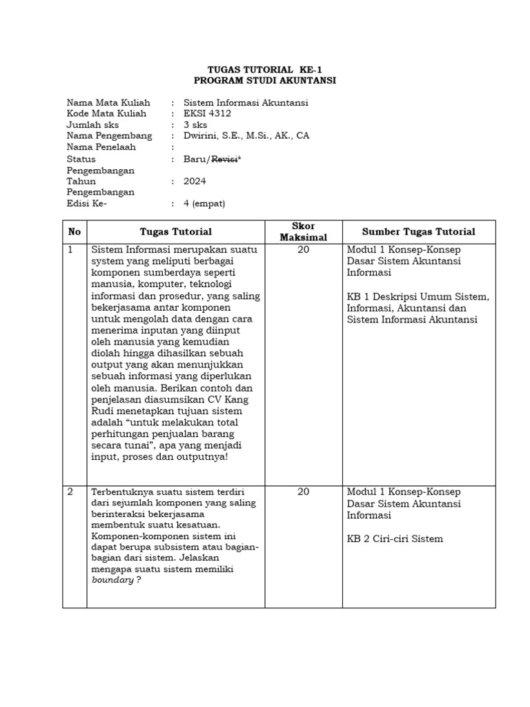 Tugas Tutorial 11 Agst 24 | PDF | Komputer