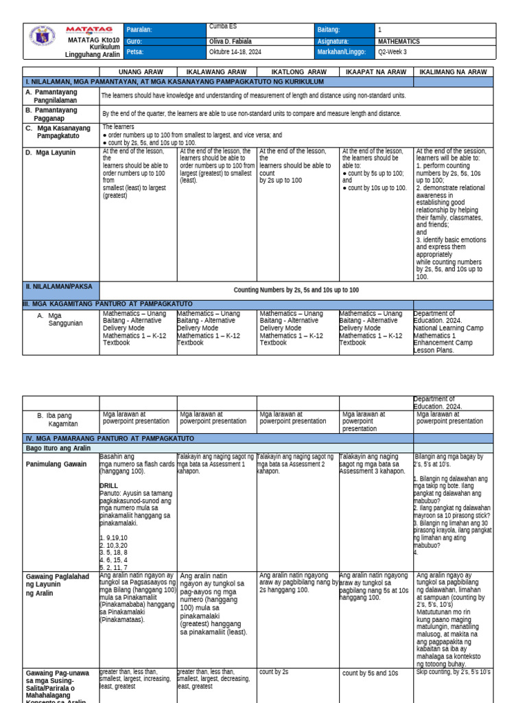 Q2 WEEK 3 MATH | PDF