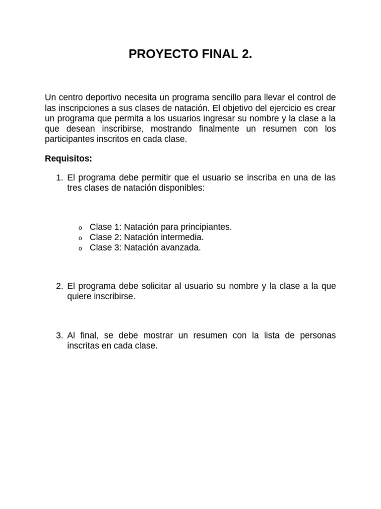 Proyecto Final 2 | PDF