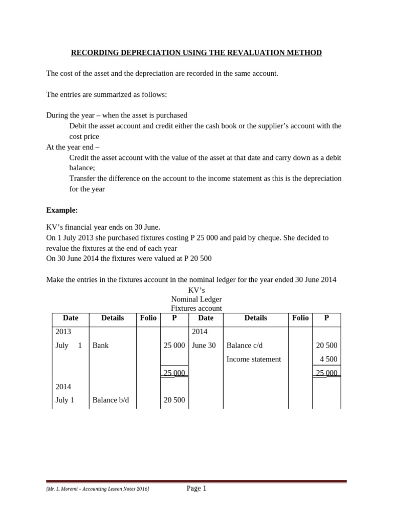 Depreciation and Disposal 2 - 12 Font | PDF | Debits And Credits ...