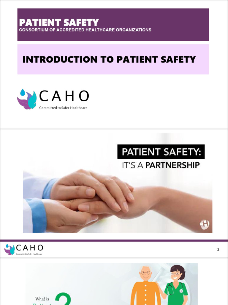 Patient Safety in Healthcare Systems | PDF | Patient Safety | Safety