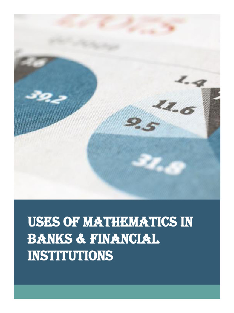 Mathematics in Banking Operations | PDF | Financial Risk | Modern ...