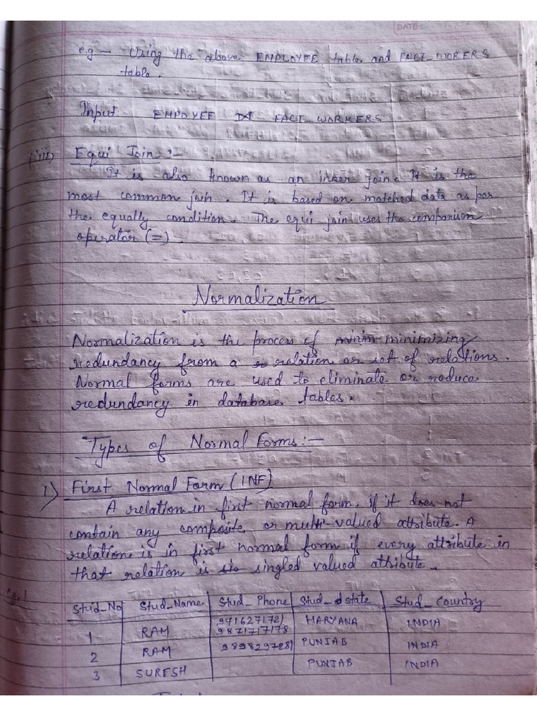 Normalization & Rest Topic | PDF