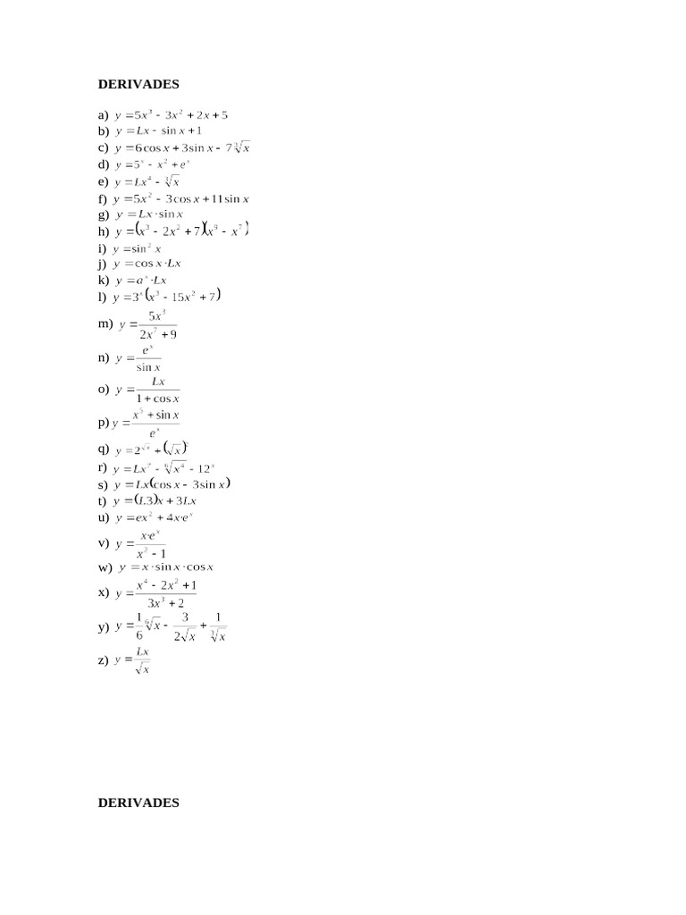 Derivades 1 | PDF