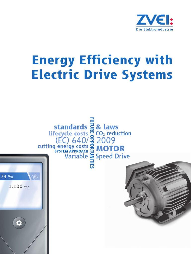 ZVEI Brochure Energy Efficiency With Drive Systems | PDF | Gear ...