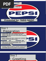 8 Steps of the Pepsi Sales Call | PDF | Merchandising | Business