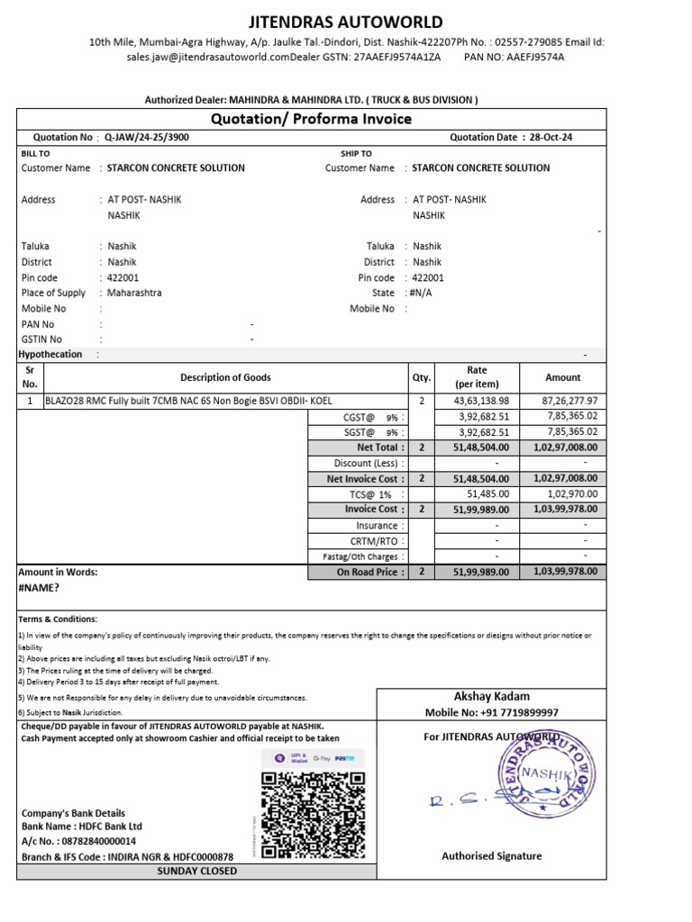 Q-900 Starcon Concrete Solution | PDF | Receipt | Economies