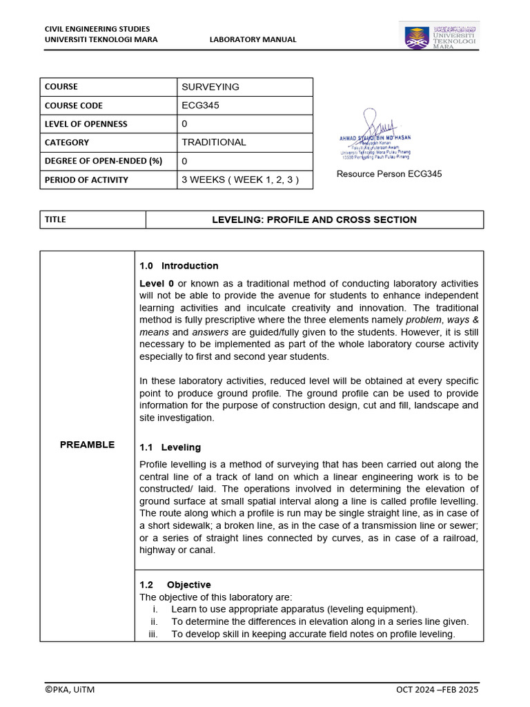 Leveling Techniques in Civil Engineering | PDF | Optics