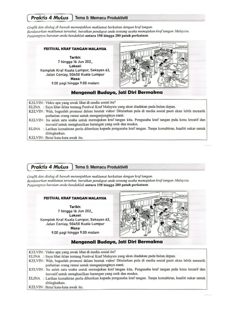 Karangan Bahagian A Kraf Tangan | PDF
