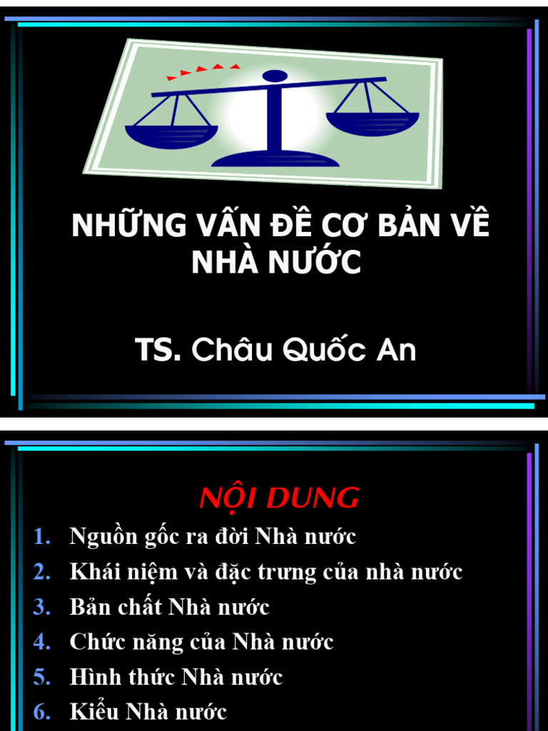 Chuong 1 - Nhung Van de Co Ban Ve Nha Nuoc - Bo May NN CHXHCN Viet Nam ...