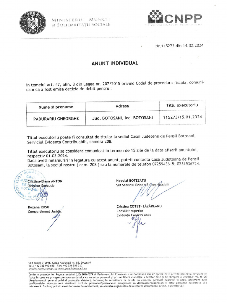 Anunt_individual_nr_115273_2024 (1) | PDF